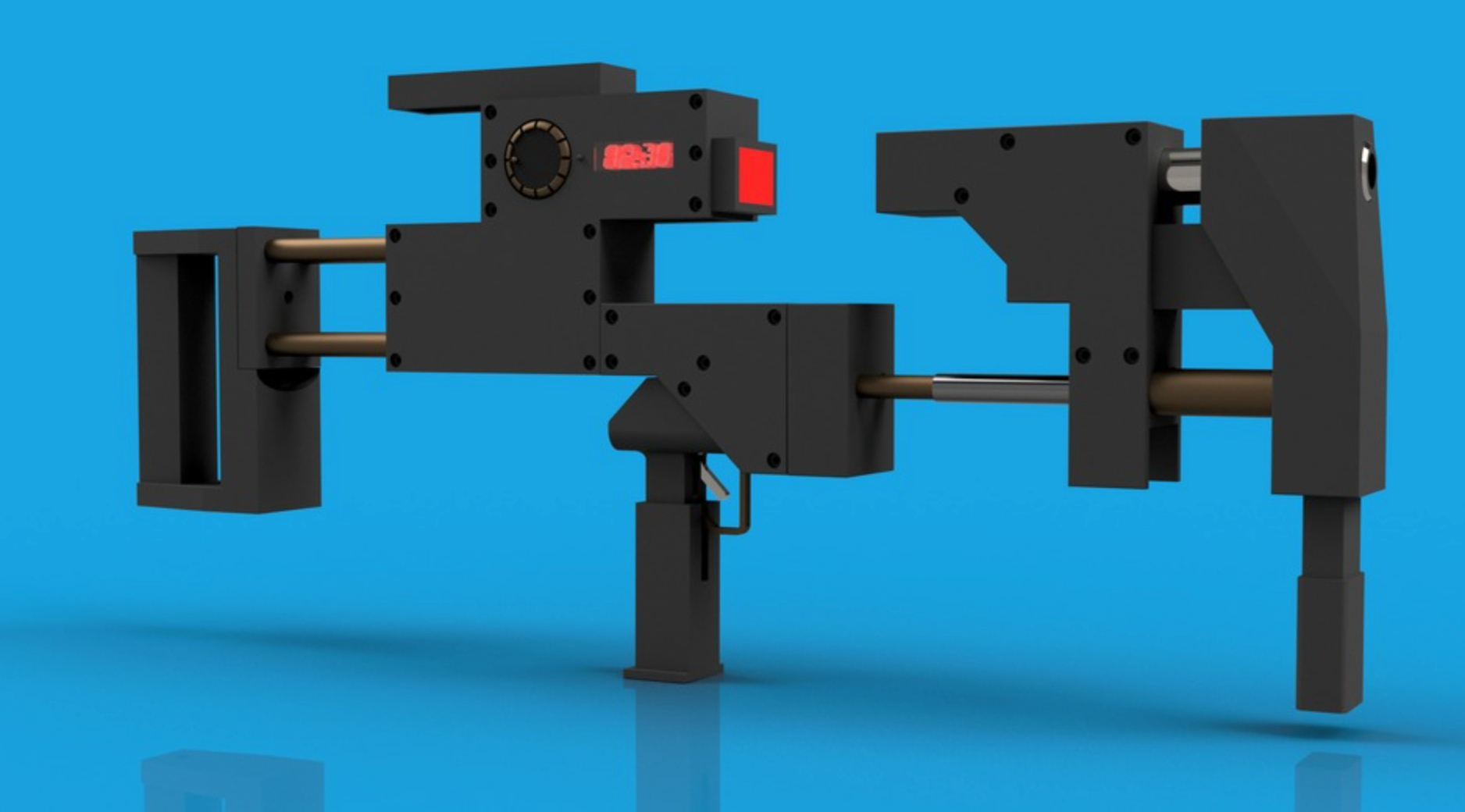 Batman Dark Knight Sticky Bomb Gun 1:1 Scale 3D Printed Replica Cospla ...